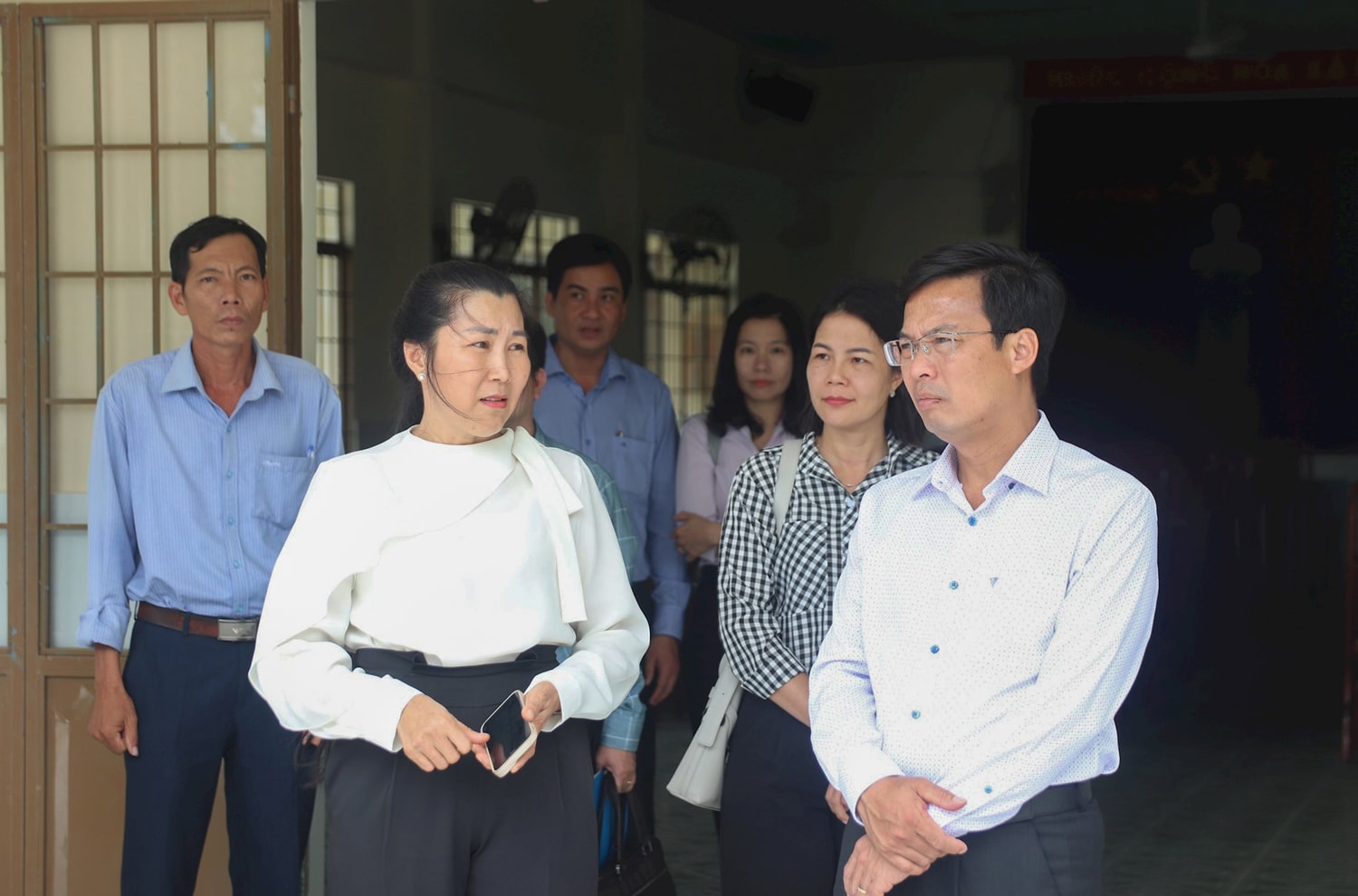 Phó Chủ tịch UBND tỉnh Lâm Đồng Đinh Văn Tuấn kiểm tra việc tổ chức bộ...