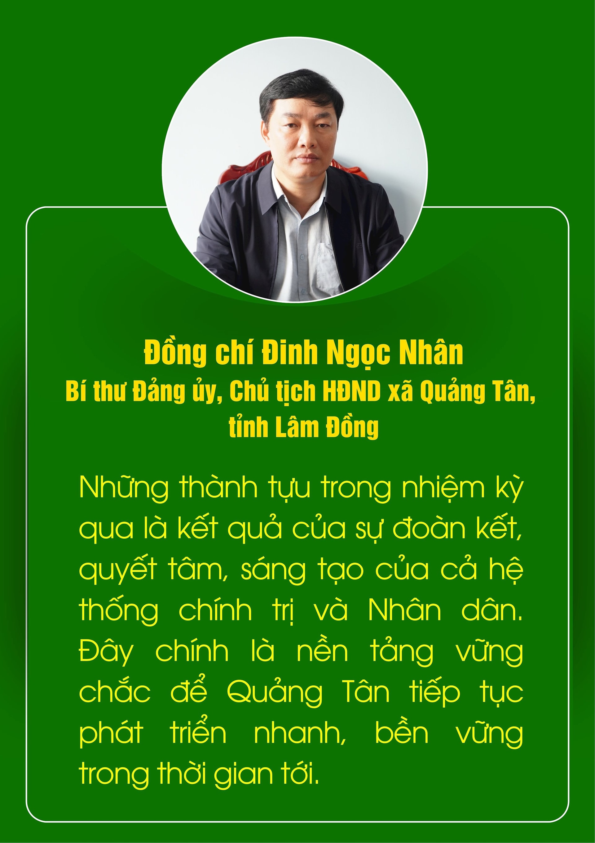 The 1st Congress of Quang Tan Commune Party Committee, term 2025 - 2030 ...