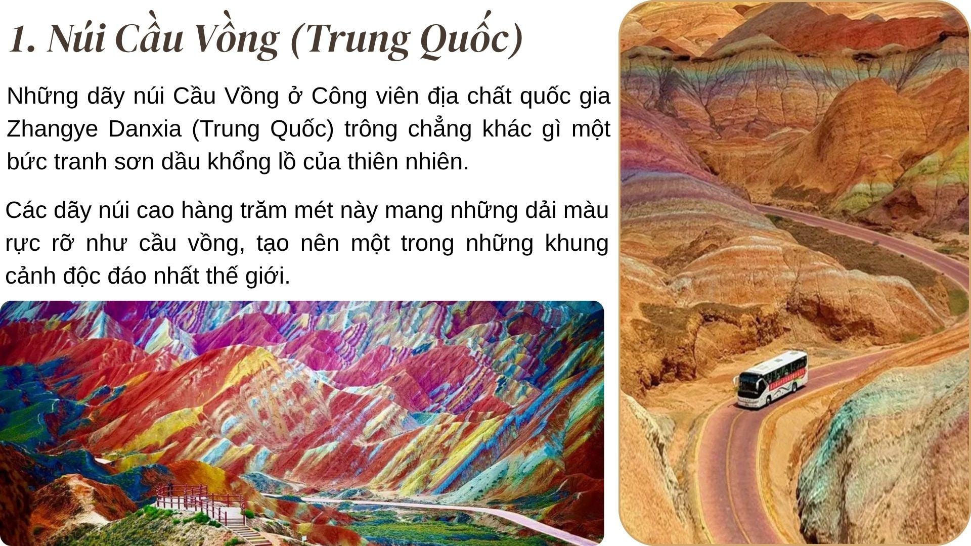 7 kỳ quan địa chất: Hành trình đến những ngọn núi lạ thường