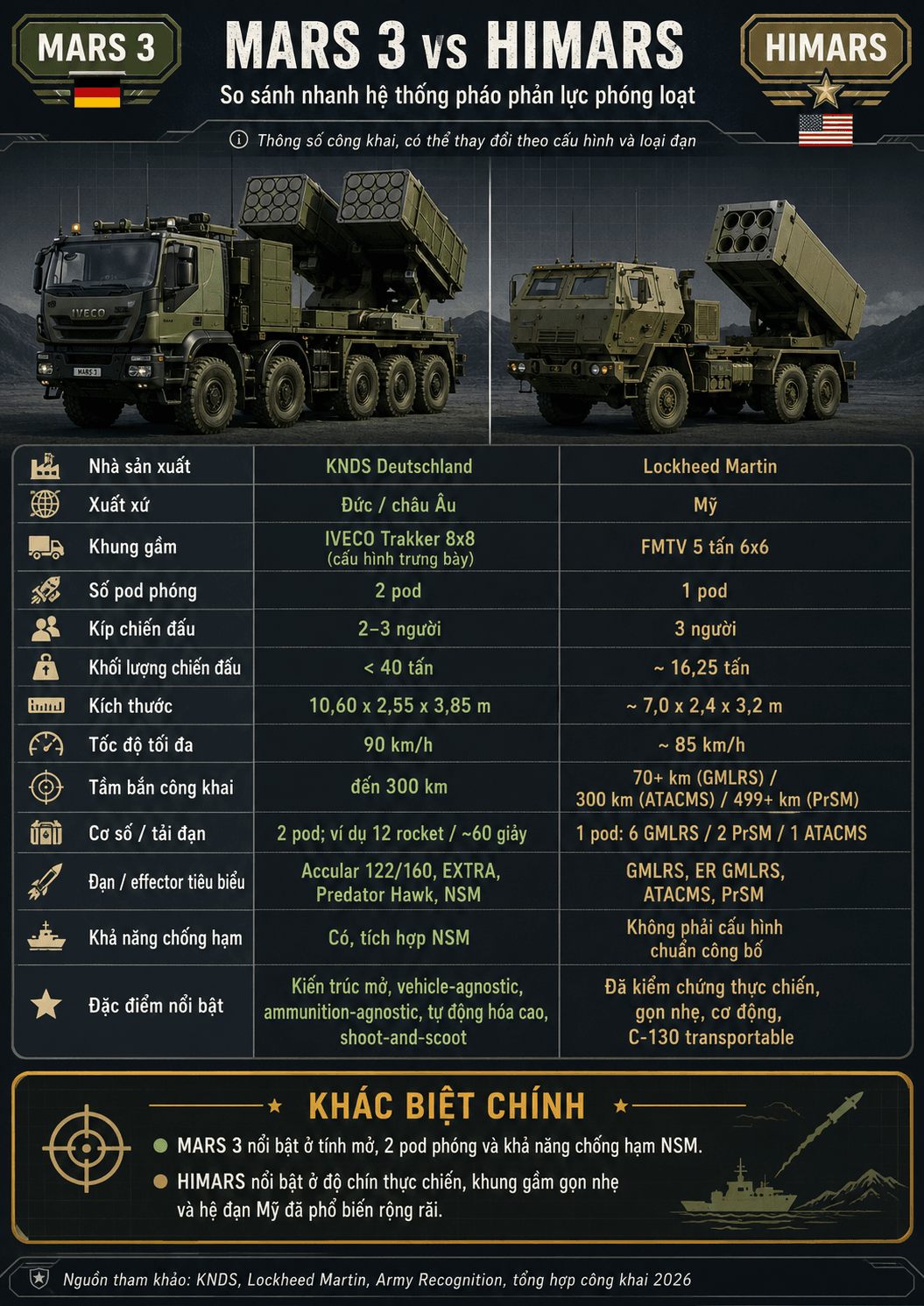 MARS 3: Hệ thống pháo phản lực mới giúp châu Âu giảm phụ thuộc vào HIMARS