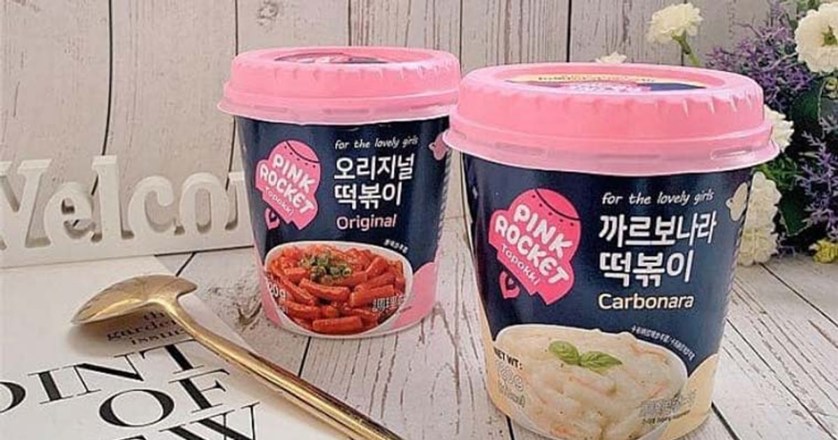 Thưởng thức bánh gạo chuẩn Hàn Quốc tại nhà với bánh gạo Pink Rocket