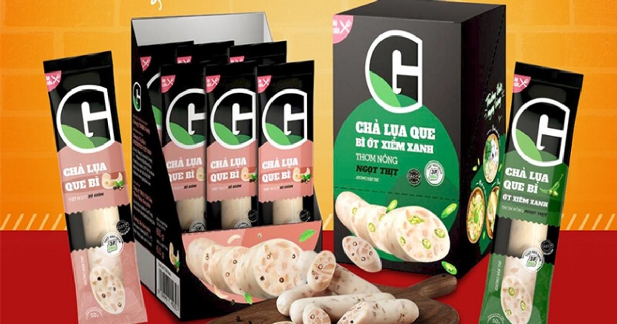 Tiện lợi hơn với chả lụa que G-Kitchen nhỏ gọn như cây xúc xích