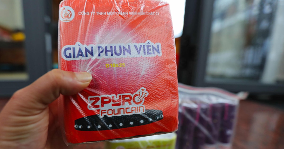 Giá pháo hoa Z21 ''nhảy múa'' ngày giáp tết