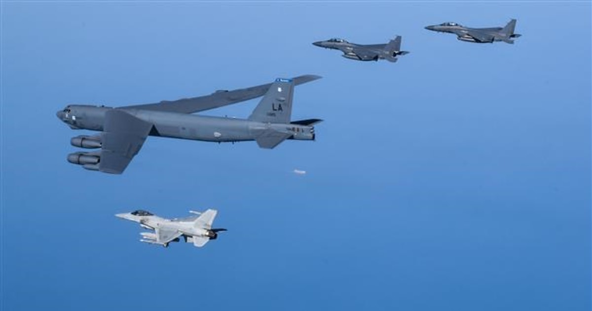 Mỹ-Hàn tập trận không quân, củng cố năng lực phòng thủ phối hợp