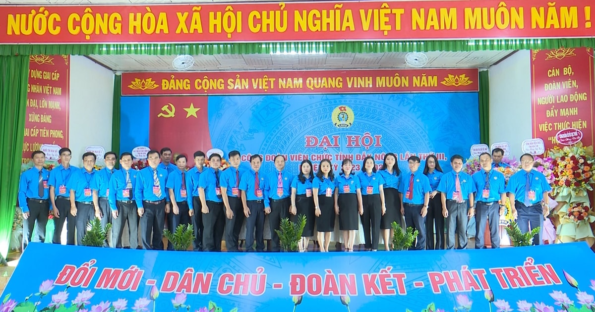 Đại hội Công đoàn Viên chức tỉnh Đắk Nông lần thứ III